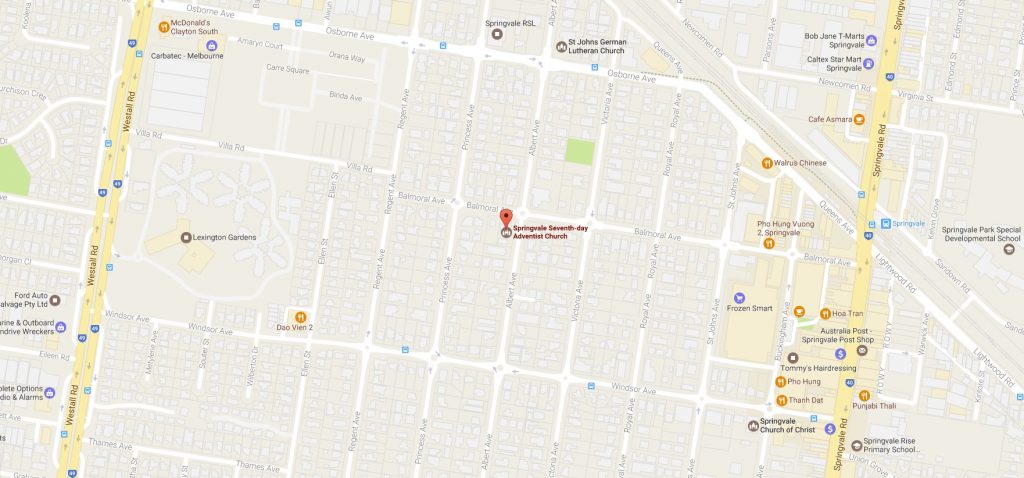Map_v1 | Springvale Seventh-day Adventist Church